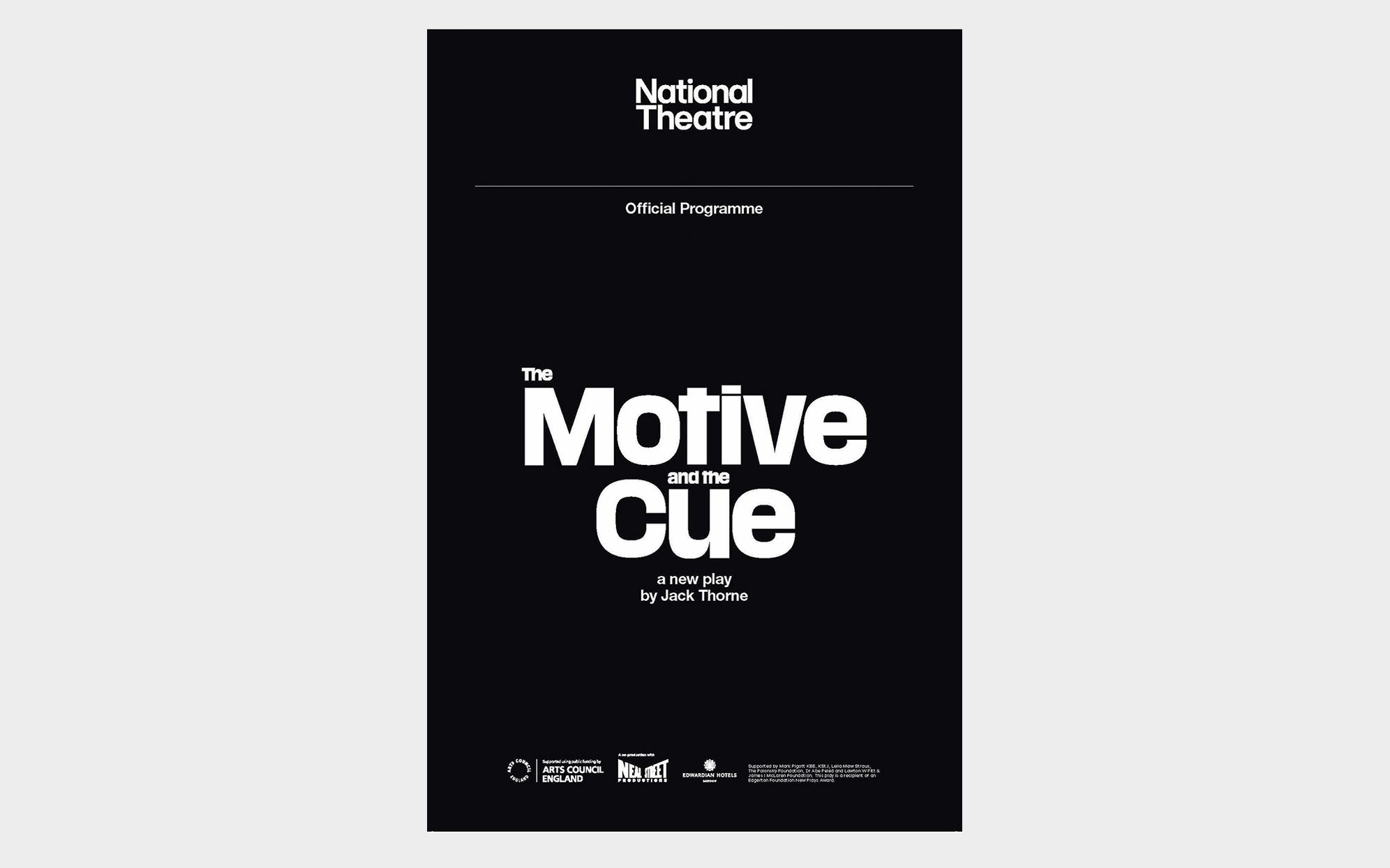 The Motive and the Cue | National Theatre